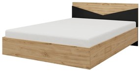 Postel ASTON 145x205 - dub + černá
