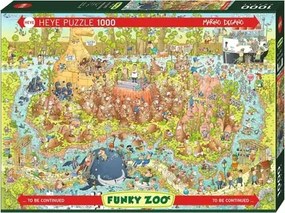 HEYE Puzzle Šílená ZOO: Australská expozice / 1000 dílků / 70 × 50 cm