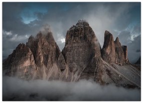 Obraz - Tři Zuby, Italské Dolomity (70x50 cm)