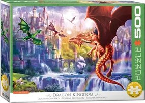 EUROGRAPHICS Puzzle Království draků XL / 500 dílků / extra velké dílk