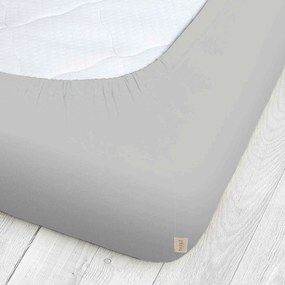 Jersey prostěradlo - new collection stříbrné na výšku matrace do 30 cm Velikost: 90 x 200