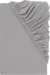 Livarno® Žerzejové napínací prostěradlo, 140-160 x 200 cm (šedá)