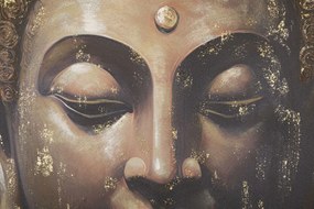 Obraz na plátně BUDDHA -B-  100X3X100 cm