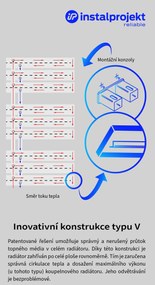 Hopa NAMELESS 600 x 1186 mm RADNAM601235 koupelnový radiátor