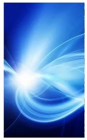 DIMEX | Vliesová fototapeta na zeď Modrý abstrakt MS-2-0288  | 150 x 250 cm | modrá, bílá