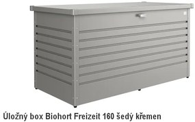 Biohort Úložný box FreizeitBox 160HIGH Barva: šedý křemen metalíza