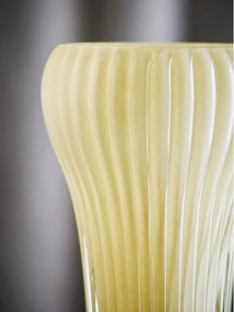 Světle žlutá skleněná ručně vyrobená váza (výška 28 cm) Averie – Bloomingville