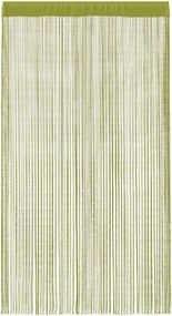 Provázkové záclony, 2 ks, 140x250 cm, zelená 132413
