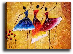 Wallexpert Dekorativní Malba na plátno Kanvas Tablo (70 x 100) - 151, Vícebarevná