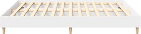 Rám postele bez matrace bílý 180x200cm Dřevěné konstrukce 3329021