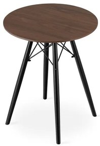 Jídelní stůl TODI 60 cm - černá/jasan
