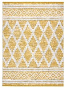 koberec ECO SISAL BOHO MOROC Diamanty 22297 střapce dvě úrovně rou velikost 136x190 cm | krásné koberce cz