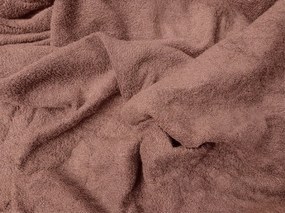 Froté prostěradlo MOLTON tmavě hnědé 90 x 200 cm