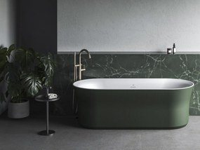 Ravak Ypsilon vana volně stojící 180 x 80 cm odtok bílá zelená XC00100052