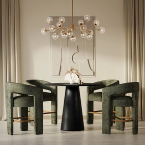 Designová barová židle Leith olivová
