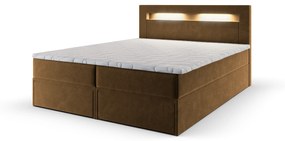 MSL Kontinentální čalouněná postel LINDOS (160 x 200 cm) Barva látky: SOFT 17