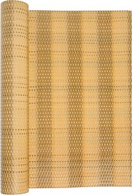 Balkonová zástěna světle hnědá 300 x 90 cm polyratan 156266
