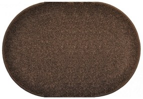Vopi koberce Kusový koberec Eton hnědý ovál - 120x170 cm