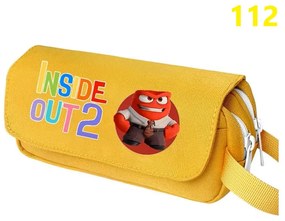Dětský školní penál V hlavě 2 (Inside Out 2) Barva: žlutá 112