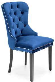 HALMAR MIYA židle černá/tmavě modrá