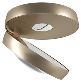 Lodes 16530 4530 Nautilus, champagne svítidlo s reflektorem, 15W LED 3000K dim, prům. 13,4cm