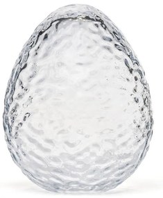 Skleněné velikonoční vajíčko Gry Clear 16 cm COOEE Design