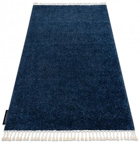 Dywany Łuszczów, Kusový koberec Berber 9000 navy, 80x150, modrá, obývací pokoj