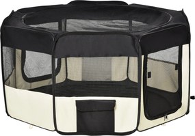 PawHut výběh pro štěňata výběh pro zvířata ohrádka ohrádka pro štěňata, 600D Oxford, Ø120xH58cm| Aosom