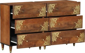 Servírovací skříň 2 ks 60 x 33 x 75 cm Masivní mangové dřevo 3310145