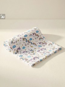 Sinsay - Osuška se vzorem jednorožců - růžová
