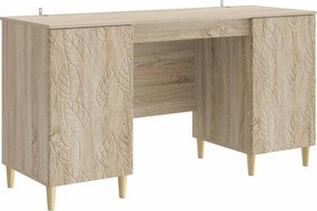 Stůl Dub sonoma 142,5 x 50 x 75 cm Kompozitní dřevo 3414614
