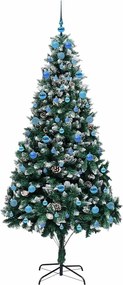 Umělý vánoční stromeček Zelená 210 cm PVC, ocel a plast 3396280