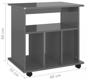 Regál na kolečkách DTD Dekorhome Dub sonoma