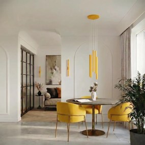 Sollux Lighting Nástěnné svítidlo PASTELO 2 žluté