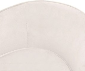 Pohovka pro psy krémová 69 x 49 x 40 cm plyš 171025