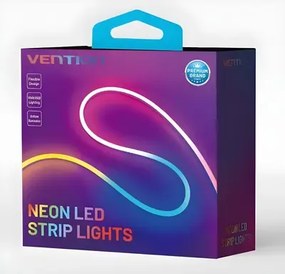 Vention Neon LED pásek s IR dálkovým ovladačem / LED pásek / RGB / sil