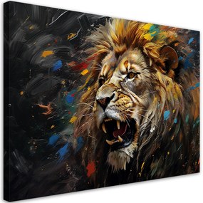 Gario Obraz na plátně Lev na lovu Rozměry: 60 x 40 cm