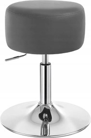 Woltu Vanity Stool, polstrovaná stolička na líčení, kulatý barová stolička,