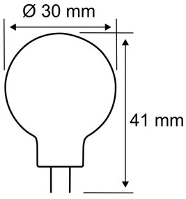 Paulmann 28775 LED žárovka 3,2W, G4, 12V