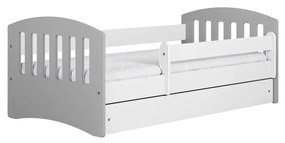 Ourbaby Classic Greyhead postel + úložný prostor 160x80 cm bílá