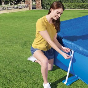 Bestway Krycí Plachta Na Bazén Flowclear 259 X 170 Cm Světle Šedá