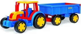 WADER Traktor Gigant s vlečkou / Plast / 102 cm / od 3 let