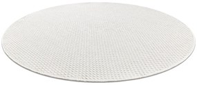 Dywany Łuszczów Kusový koberec Timo 6272 White kruh – na ven i na doma - 150x150 (průměr) kruh cm