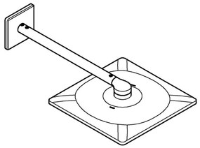 GROHE 26479000 - Hlavová sprcha RAINSHOWER SMARTACTIVE 310 CUBE lesklý chrom