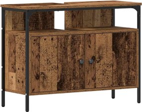 Koupelnové umyvadlové jednotky 3 ks Hnědá 80 x 30 x 60 cm 3332550
