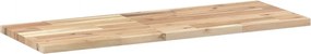 Plovoucí police 3 ks 100 x 30 x 2 cm neošetřené akáciové dřevo 3279377