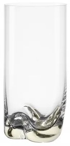 Lunasol - Poháre s béžovým dnem Longdrink 350 ml, sada 6 ks - Anno Glas Lunasol Color (322126)