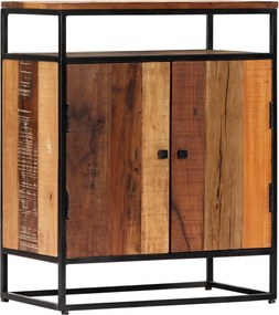 Odkládací skříňka 60x35x76 cm masivní recyklované dřevo a ocel 282727