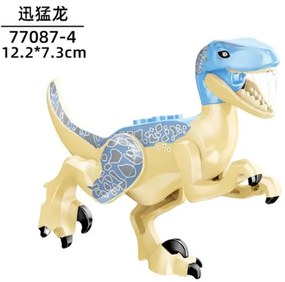 Doplňky ke stavebnici - JW Dinosauři (kompatibilní s LEGO) Varianta: Varianta 62 žluto-modrý