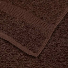 Ručníky FROGN 10 ks hnědé 100x150 cm 360 g/m² 136766